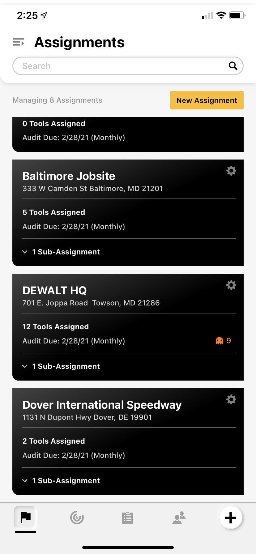 6.2: Adding, Editing, and Deactivating an Assignment (Tool Connect ...